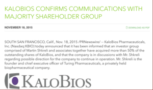 How Martin Shkreli caused a 10,000% squeeze on KBIO - MOX Reports